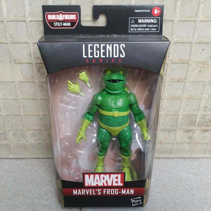 Jual MARVEL LEGENDS FROG-MAN FROGMAN SPIDER-MAN TANPA BAF STILT-MAN ...