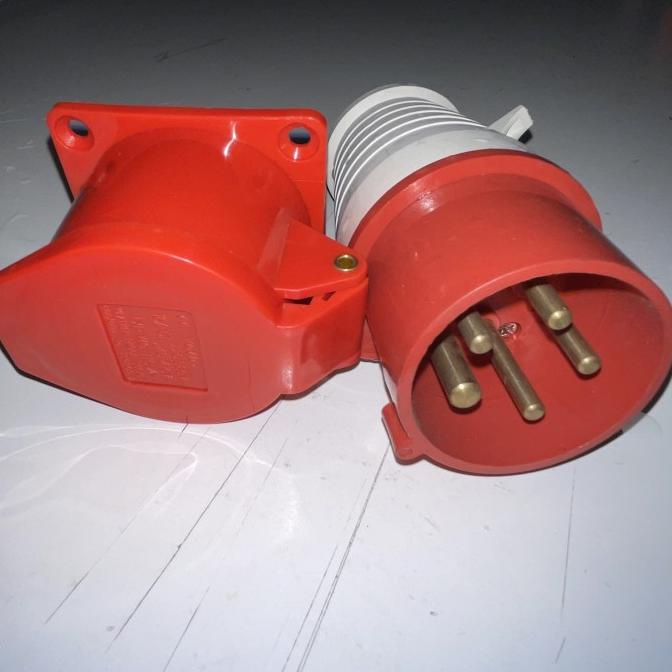 Jual New Socket Colokan Cowok Cewek Genset 3 Phase 16 A Soket Laki ...