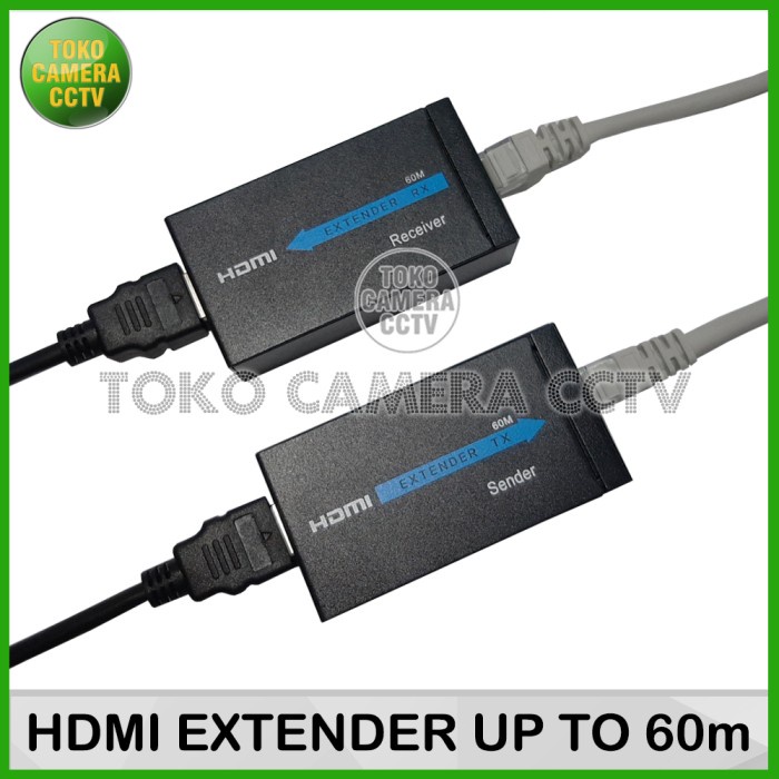 Jual Promo Hdmi Extender Sambungan Hdmi Conveter Hdmi To Lan Cat5E Cat6 ...