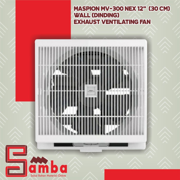 Jual Jual!! Maspion MV-300 NEX 12" 30 cm Wall Dinding Exhaust Ventilating Fan | Shopee Indonesia