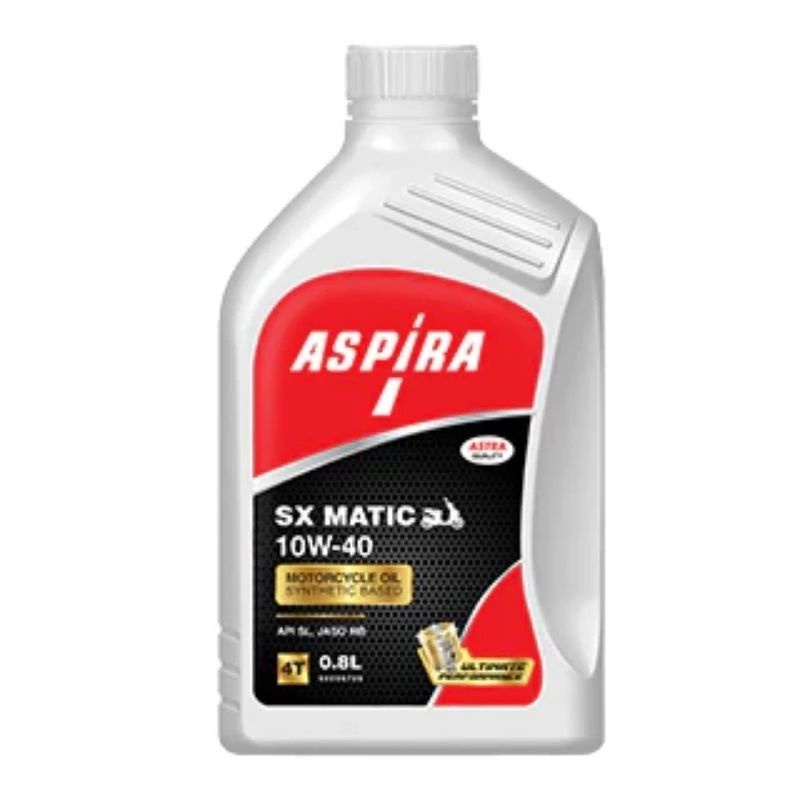 Jual Oli Motor Matic Shell ASPIRA 10W-40 API SL JASO MB Untuk Motor ...