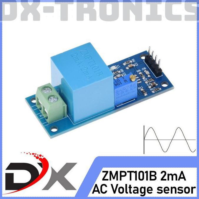 Jual Hot - ZMPT101B Single Phase AC Voltage Sensor Tegangan Listrik PLN ...