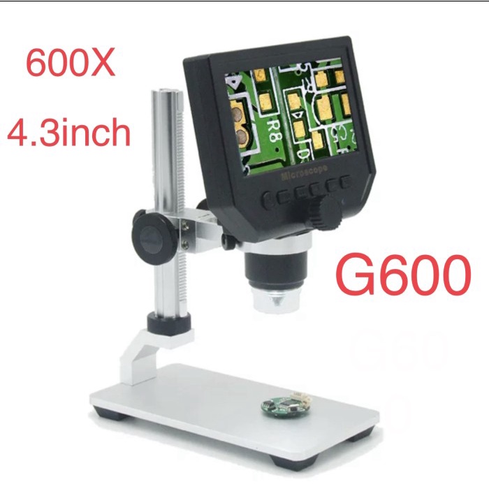 Jual Promo Mikroskop G600 Lcd 600X Metal Stand Digital Microscope ...