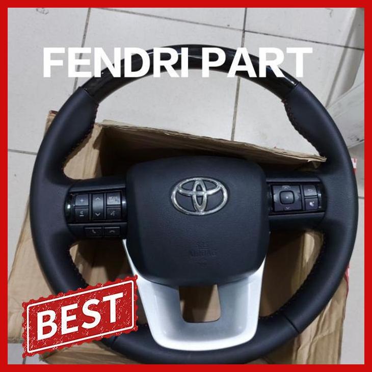 Jual [HMI] STIR WHEEL FORTUNER VRZ WOOD ORIGINAL | Shopee Indonesia