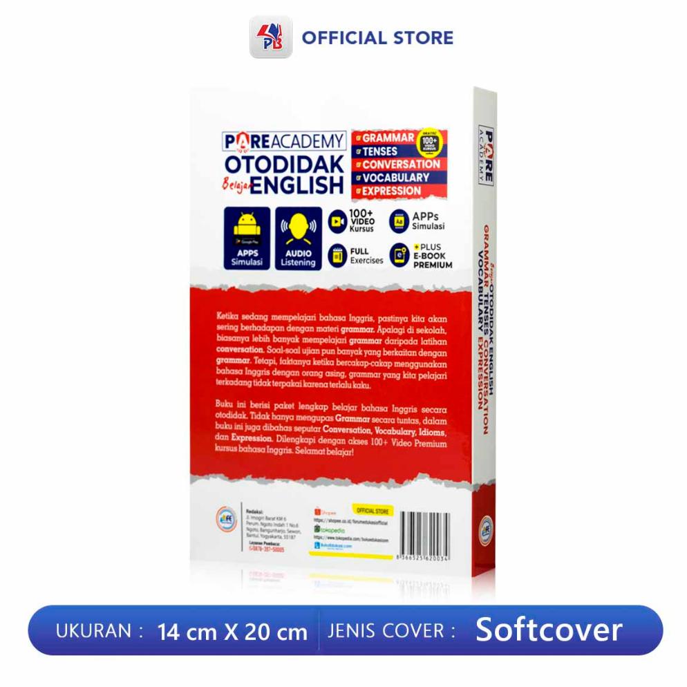 Jual Terlaris Buku Bahasa Inggris / Pare Academy Otodidak Belajar ...