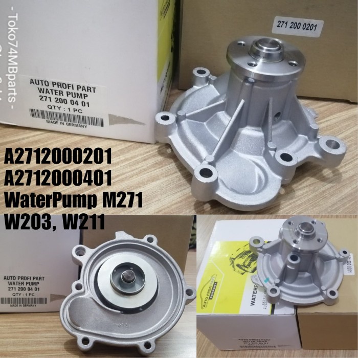 Jual Cod A2712000201, A2712000401 Waterpump M271 W203, W211, W204, W212 ...