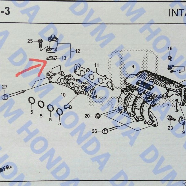 Jual Packing/Paking EGR Original Mobilio ( DVM DAVID MOTOR ) | Shopee ...