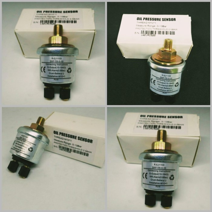 Jual SENSOR OLI VDO ATAU SWITCH OLI KUS KE21107 KE21103 DRAT 10MM GENSET | Shopee Indonesia