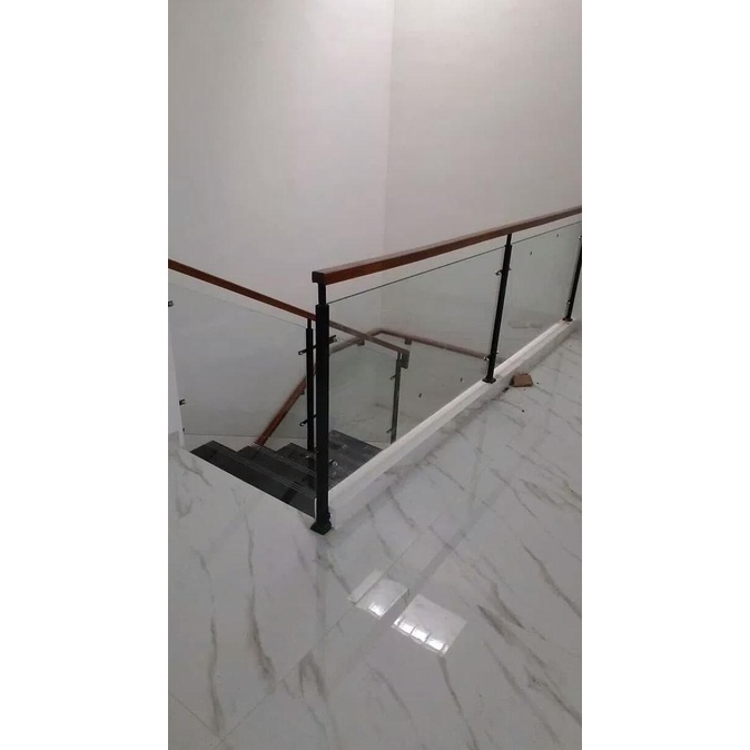 Jual Railing Kaca / Tangga Kaca / Railing Temperatd | Shopee Indonesia