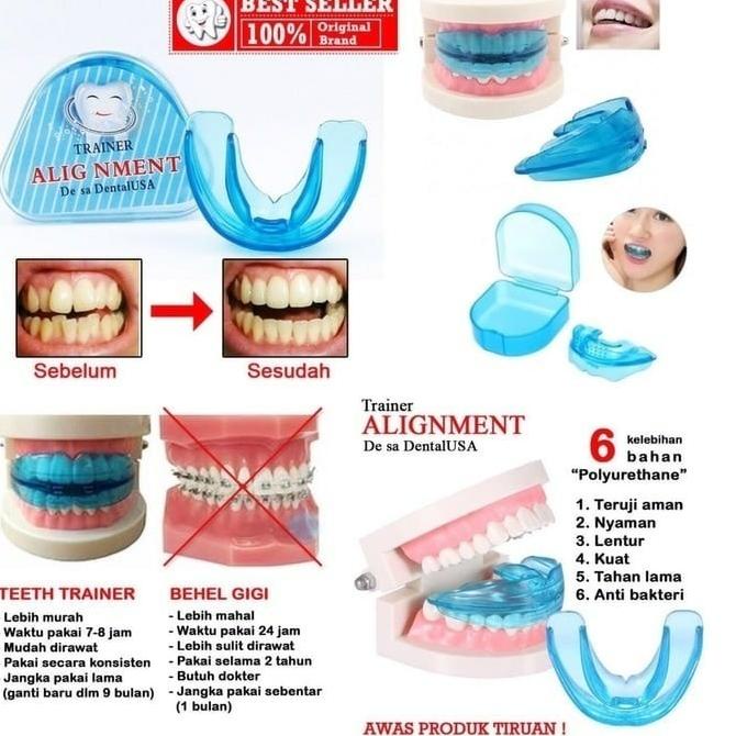 Jual Orthodontic Retainer Gigi Rapi Trainer Alignment Orthodentic Behel ...