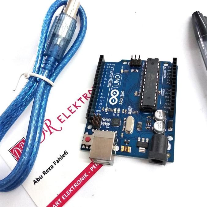 Jual Update Arduino Uno R3 Atmega328 DIP atmega 328 clone driver CH340 ...