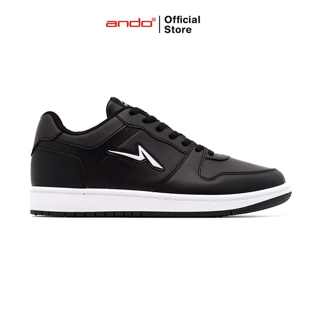Jual Ando Official Sepatu Sneakers Tricks Alpha Pria Dewasa - Hitam ...