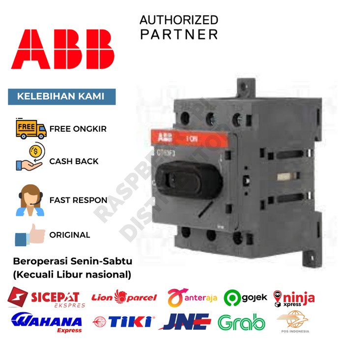 Jual Ori Abb Switch Disconnector Ot63F3 1Sca105332R1001 Diskon | Shopee ...