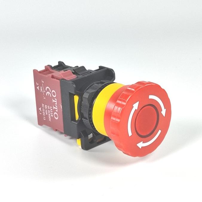 Jual Push Button Emergency/Push Lock/Reset With Lamp 22Mm Otto Star | Shopee Indonesia
