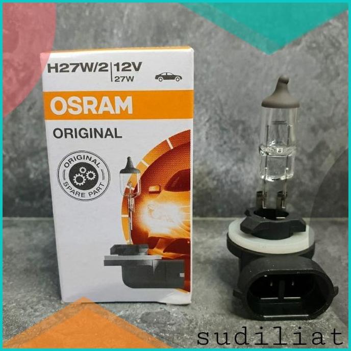 Jual BOHLAM LAMPU HALOGEN OSRAM H27W/2 12V 27W - ORIGINAL 20JVLZ3 suku cad | Shopee Indonesia