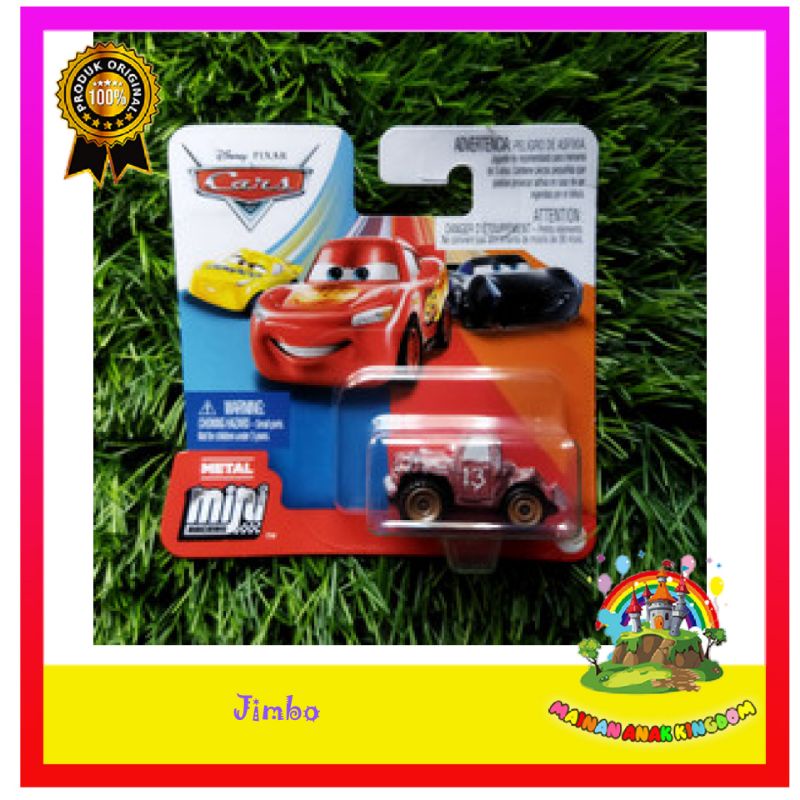 Jual Mattel Mini Cars Disney Pixars Jimbo | Shopee Indonesia