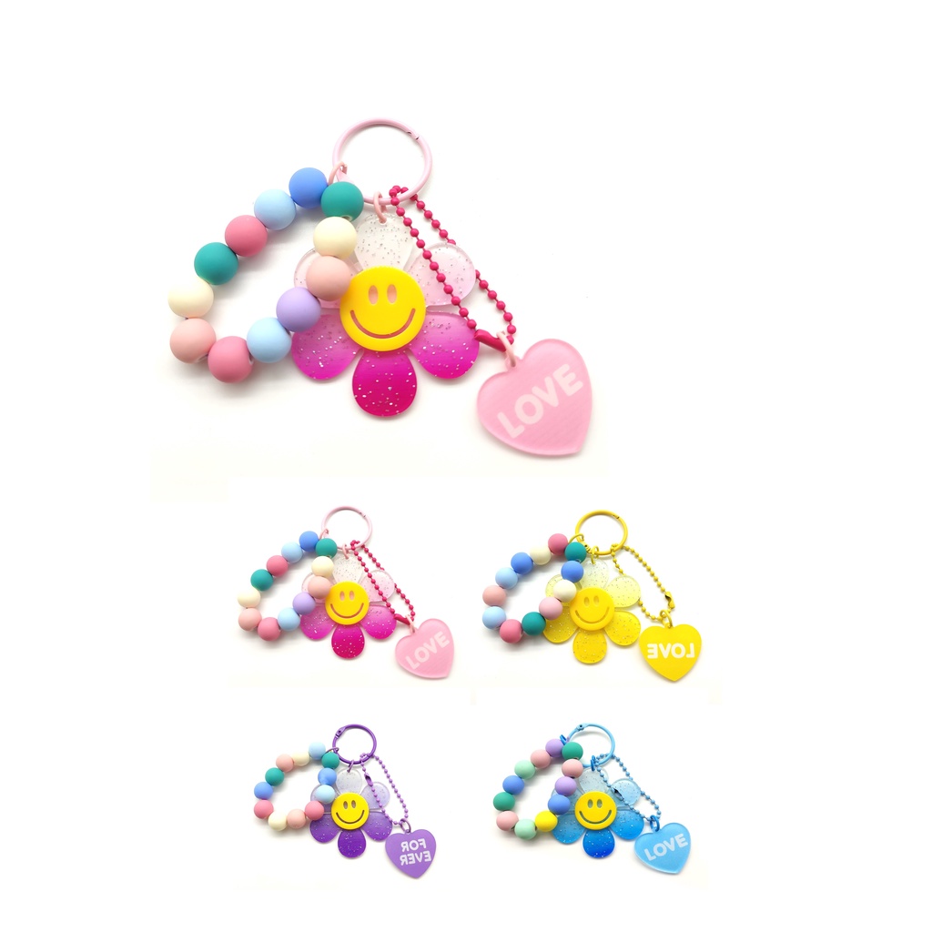 Jual Denpasar Bali Keychain Miniso Sunflower Keychain Kitten Keychain ...