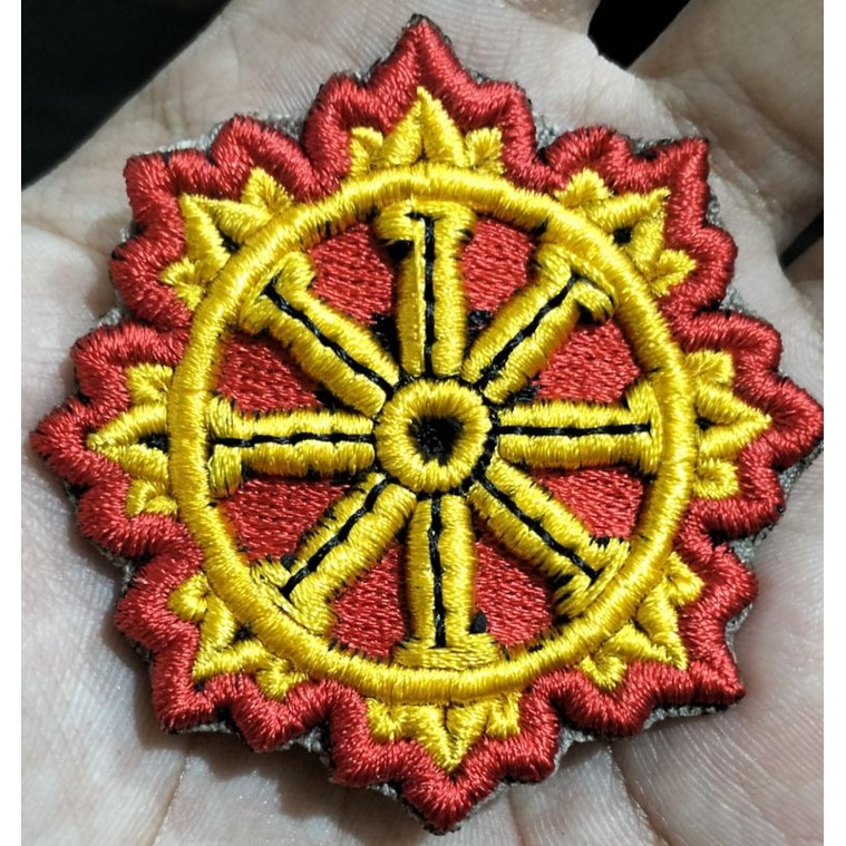 Jual bordir timbul bet roda polri ukuran kantong seluruh indonesia ...