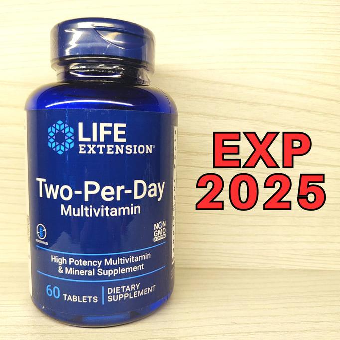 Jual Life Extension Two Per Day Tablets Multivitamin Isi 60 Capsules ...