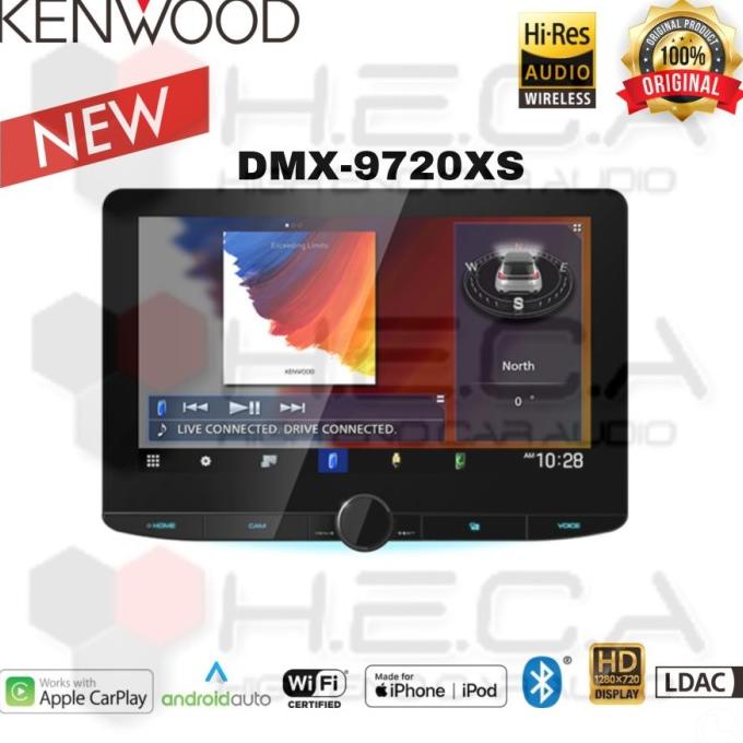 Jual Kenwood DMX-9720XS Head Unit 10" Double Din Tape Mobil DMX9720XS 2Din | Shopee Indonesia