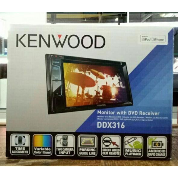 Jual Kenwood ddx 316 - double din kenwood ddx316 - head unit kenwood ddx316 | Shopee Indonesia