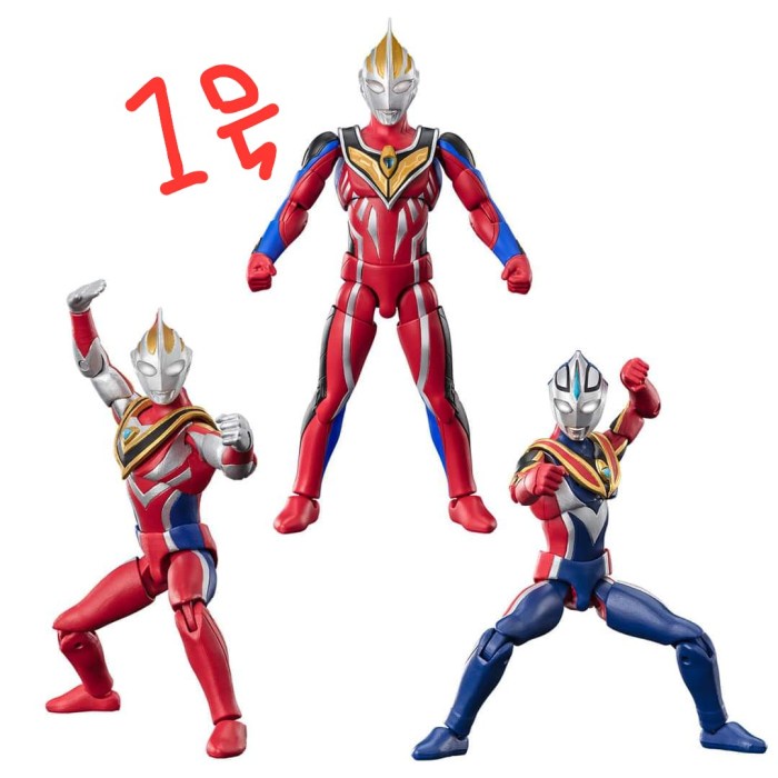 Jual Chodo Alpha Ultraman Gaia Supreme Version Set shodo Choudo ultra ...