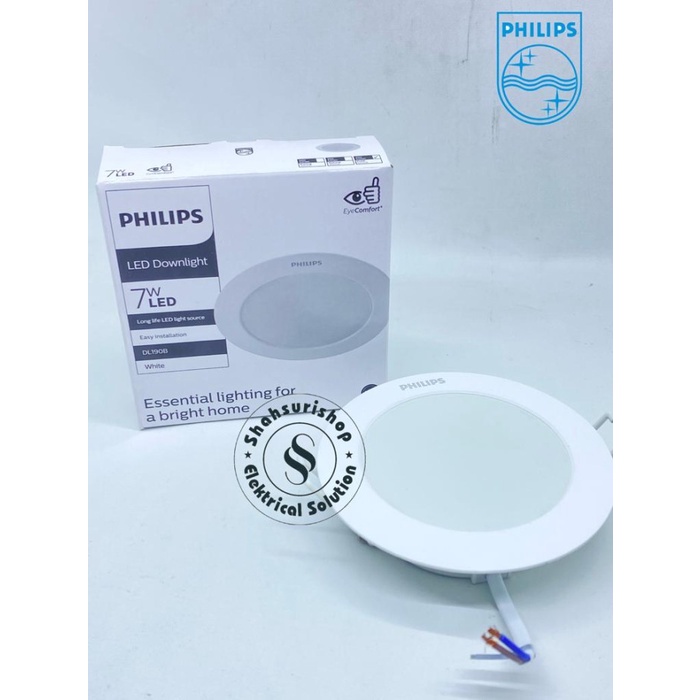 Jual Lampu Downlight Led Philips Eridani G2 Dl190B 7W 7 Watt 4 Inch | Shopee Indonesia