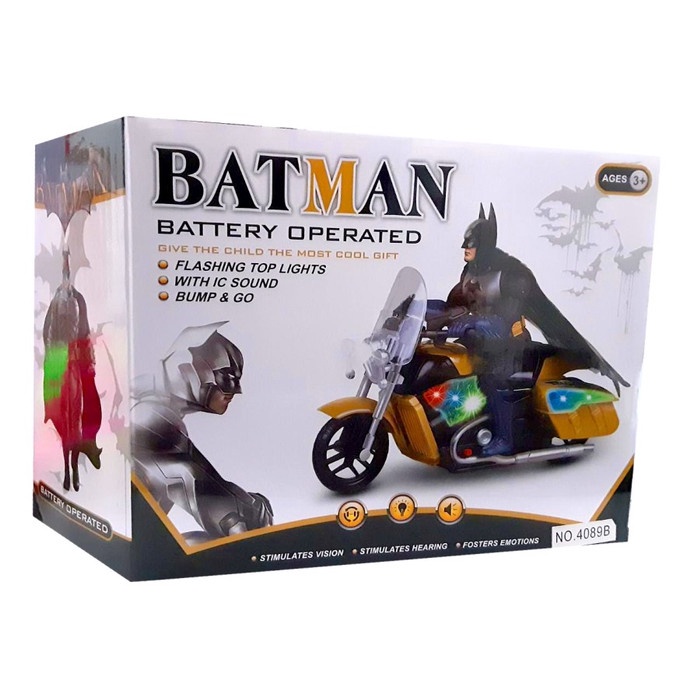 Jual Mainan Anak Cowok Figure Batman Return Motor Bump Go No.4089B ...