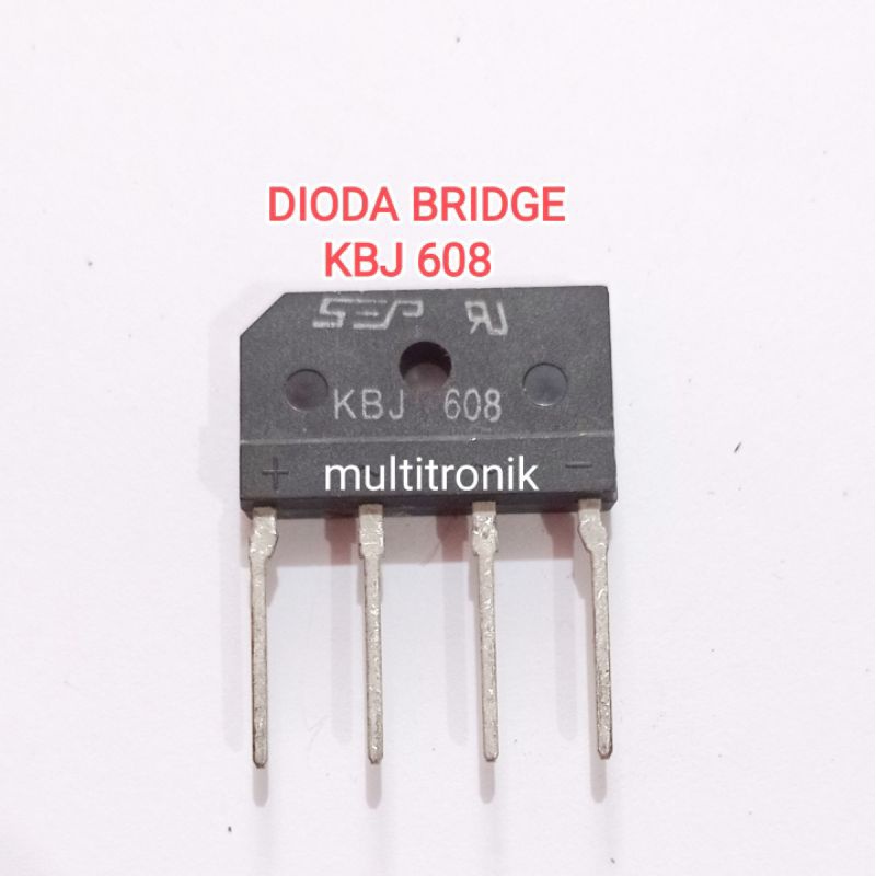 Jual Dioda KBJ 608 dioda sisir 6Amper KBJ608 6A 800V Rectifier Bridge ...