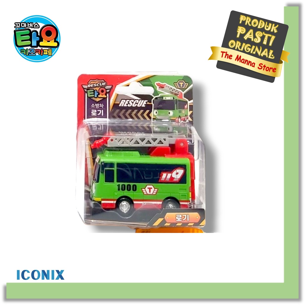 Jual Iconix Tayo The Little Bus Minicar Rescue Rogi Original Logi ...