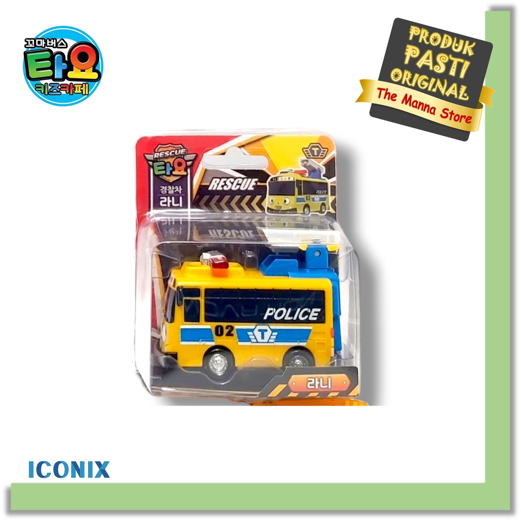 Jual Iconix Tayo The Little Bus Minicar Rescue Lani Original Korean ...