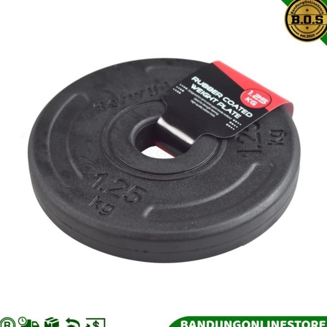 Jual Berwyn Plat Besi Barbel 1,25 Kg Plate Pemberat Angkat Beban Hitam ...