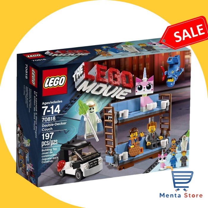 Jual LEGO The Lego Movie # 70818 Double-Decker Couch Emmet Sofa Cup ...