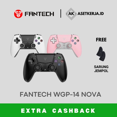 Jual FANTECH WGP14 NOVA WIRELESS GAMEPAD HALL EFFECT FOR PS ANDROID PC ...
