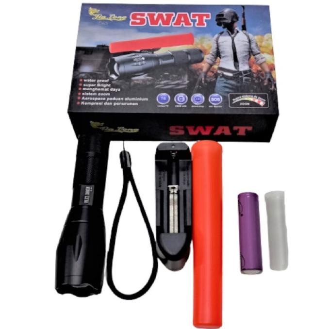 Jual Produk Terbaik] Senter Swat Polisi LED Jin Long N1 Police Security ...