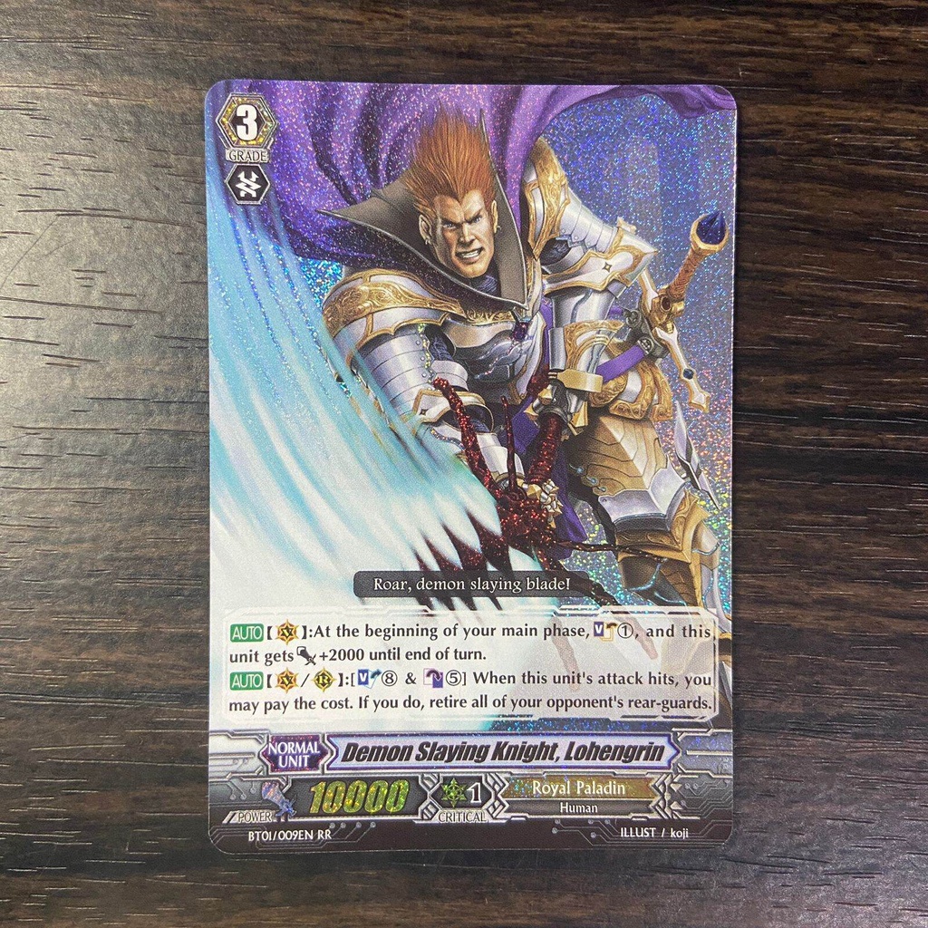 Jual vanguard demon slaying knight lohengrin BT01 RR original | Shopee ...