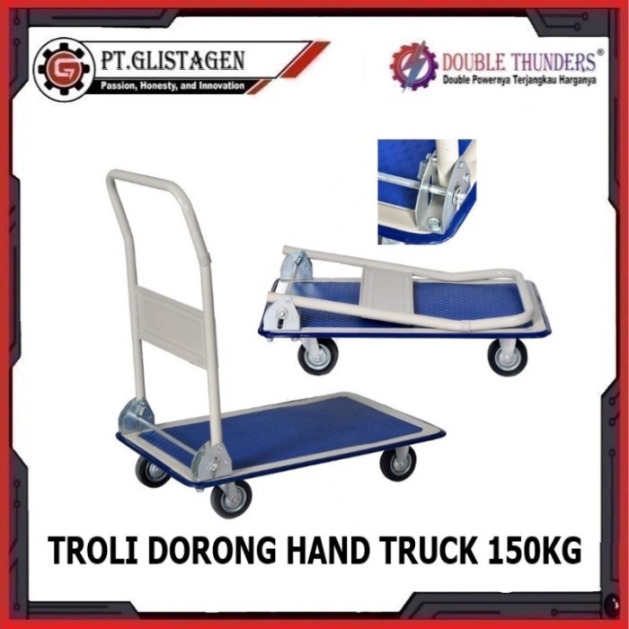 Jual Mitsell Troli Barang Lipat Hand Truck Gerobak Besi 150 Kg Trolley ...