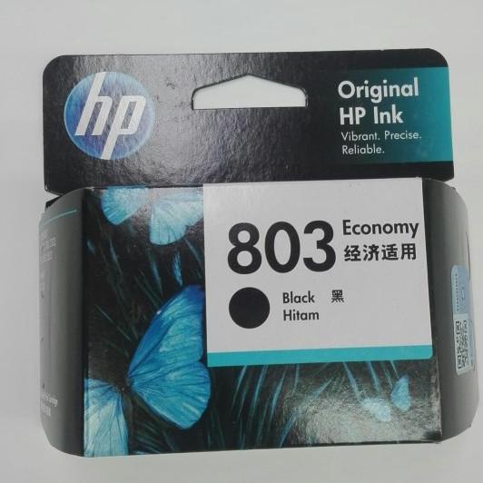 Jual TINTA CARTRIDGE PRINTER ORIGINAL HP 803 Black | Shopee Indonesia