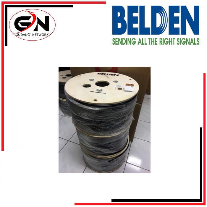 Jual Kabel Belden Stp Outdoor Cat6 50106F Black 305 Meter Original ...