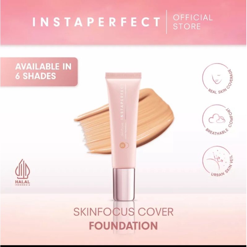 Jual Wardah Instaperfect Skinfocus Cover Foundation SPF 40+++ 30 Ml ...