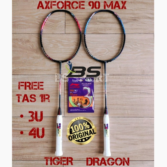 Jual Jual!! RAKET BADMINTON LINING AX 90 MAX AX 90 MAX ORIGINAL ...