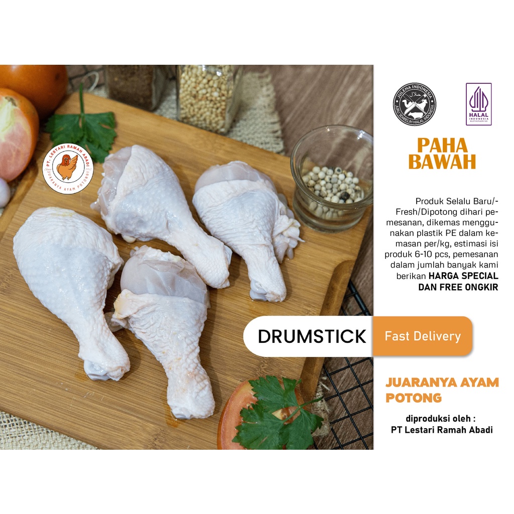 Jual Ayam Paha Bawah / Drumstick Fresh 1kg | Shopee Indonesia
