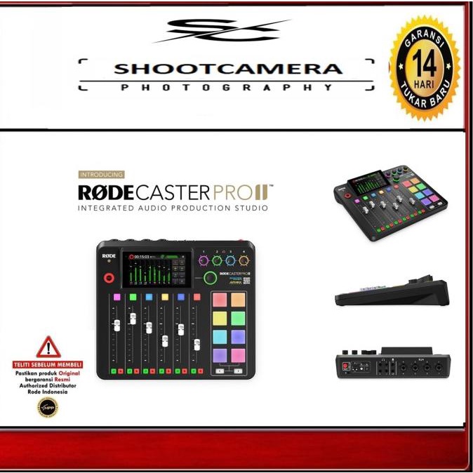 Jual RODE CASTER PRO PODCAST PRODUCTION STUDIO - RODECASTER PRO RESMI ...
