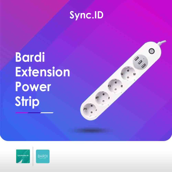 Jual Bardi Smart Extension Power Strip Colokan Stop Kontak Pintar Wifi Iot | Shopee Indonesia