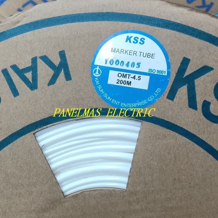 Jual Marker Tube Kss Omt 4.5 200Mtr / Roll Putih Kabel Marker | Shopee ...