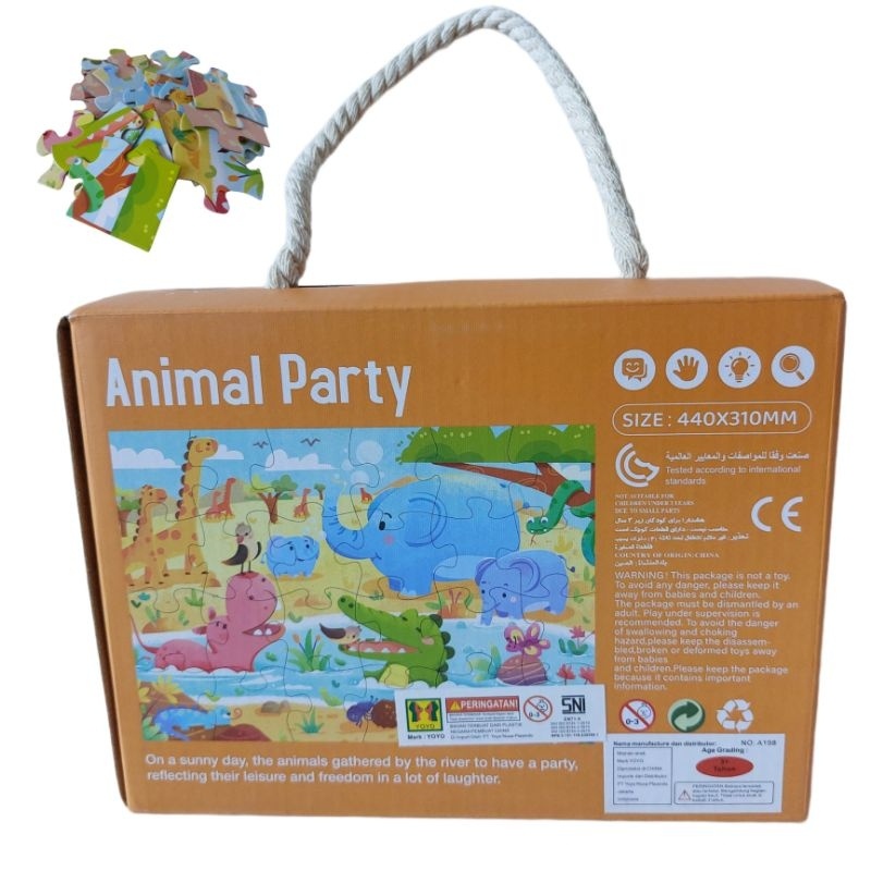 Jual Puzzle Wild Animal Puzzle Hewan Puzzle Binatang | Shopee Indonesia