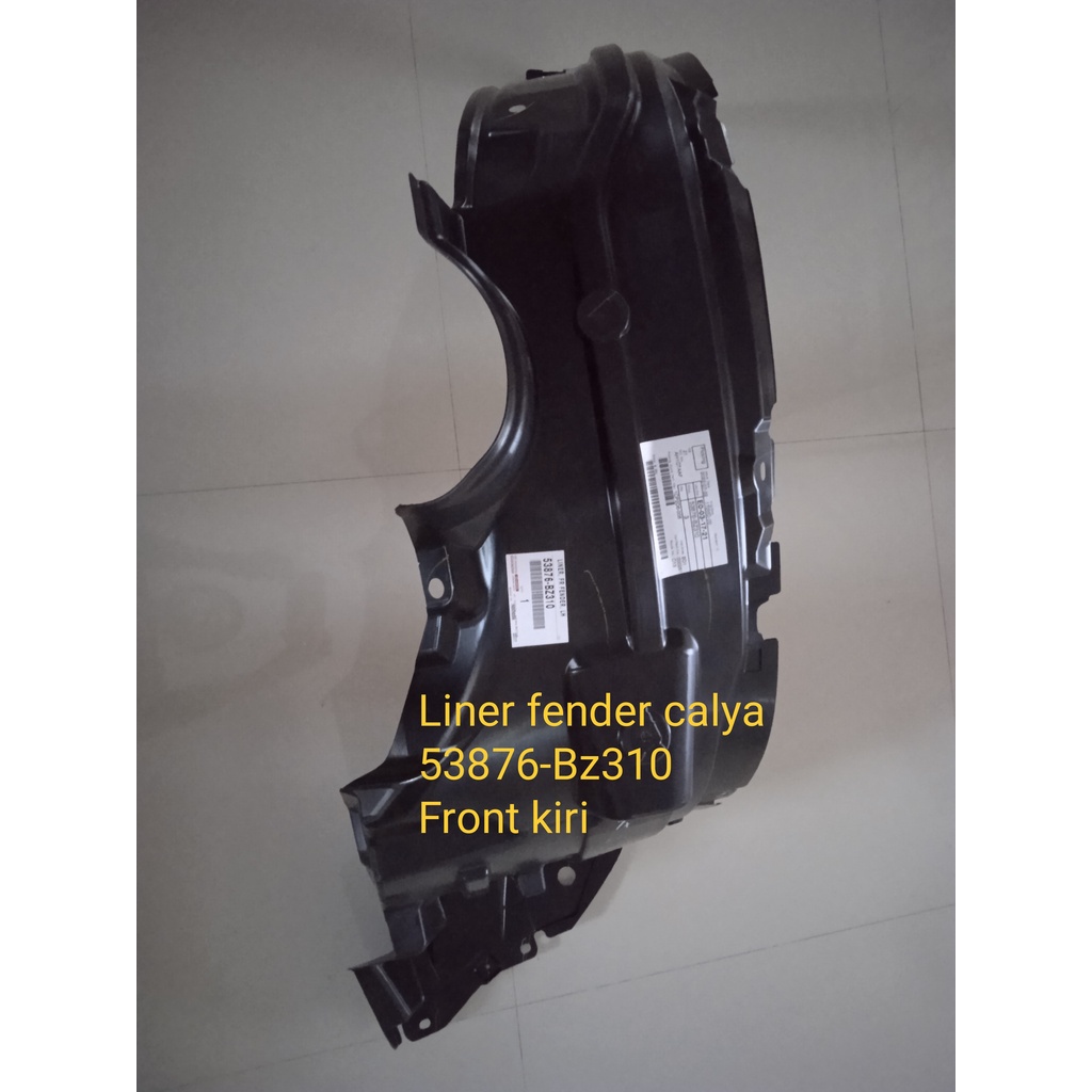 Jual liner fender depan calya sigra 53875/76-BZ300 Toyota Original ...