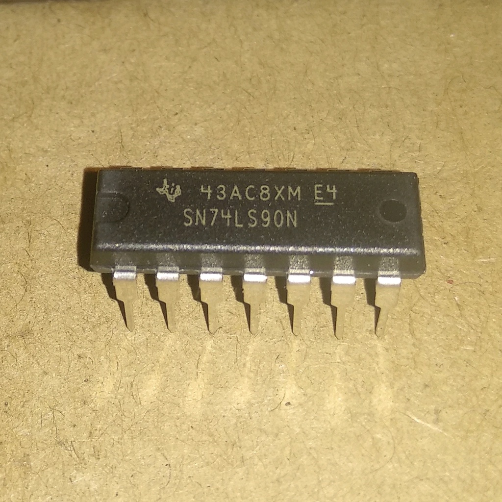 Jual IC 74LS90 Seri 7490 DM74LS90 HD74LS90 SN74LS90 TTL SN74LS90N ...