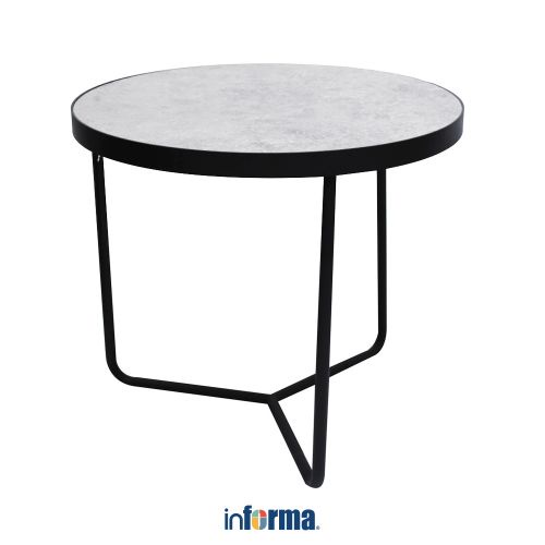 Jual Informa Martian Meja Sisi H45 - Abu-Abu End Table Meja Kecil ...