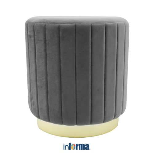 Jual Informa Wilshire Bangku - Abu-Abu Stone Stool With Cushion Tempat ...